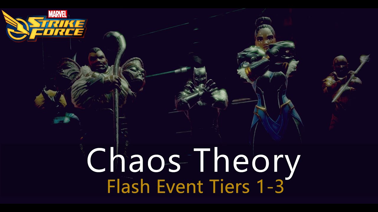 Chaos Theory - FLASH EVENT Tiers 1-3 - MARVEL STRIKE FORCE 5.1.20 - YouTube