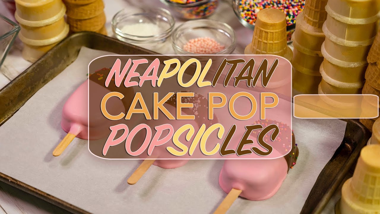 3-In-One Neapolitan Cake Pop Popsicles - YouTube