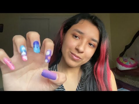 ASMR Layered Sounds Scratching Your Face Hand Movements - YouTube