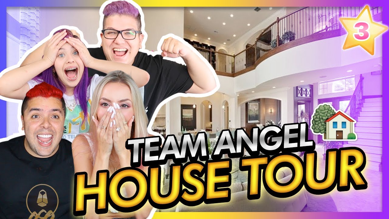 HOUSE TOUR 🏡🌟 CONOCE LA ANGEL’S HOUSE!! | CAP 3 TEAM ANGEL - YouTube
