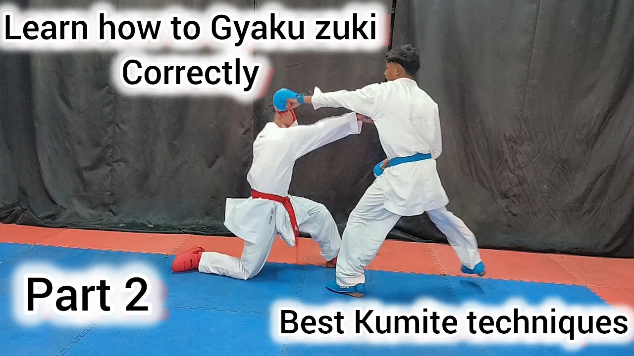 || Kumite techniques || How to use Gyaku zuki || Best of Gyaku zuki ...