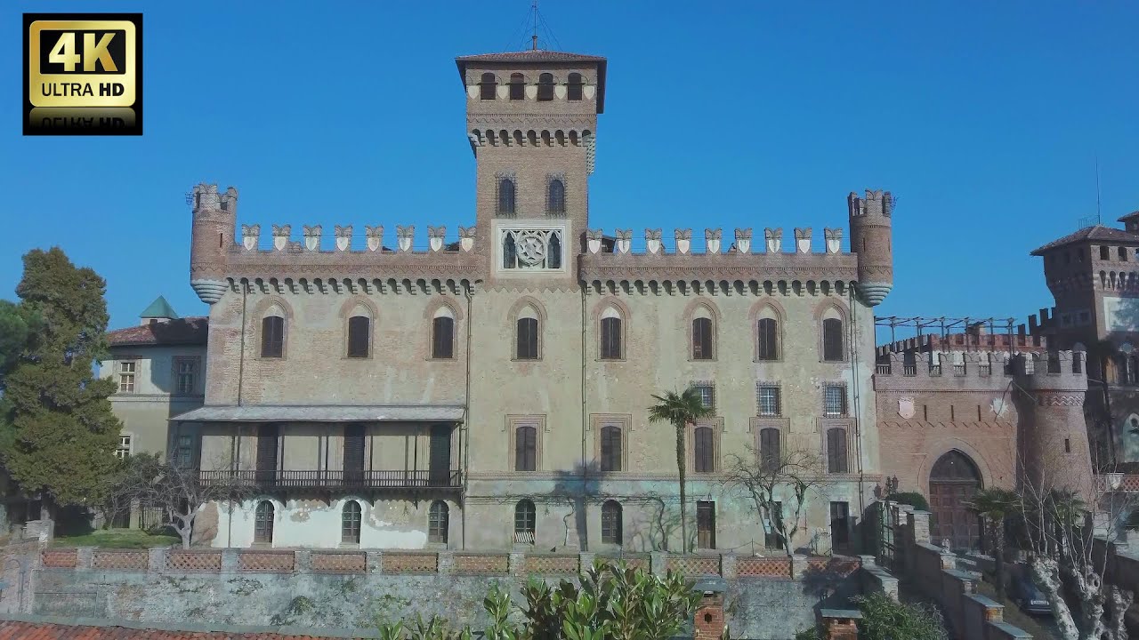 Castello di Mazzè - Torino, Italia - drone aerial video - YouTube