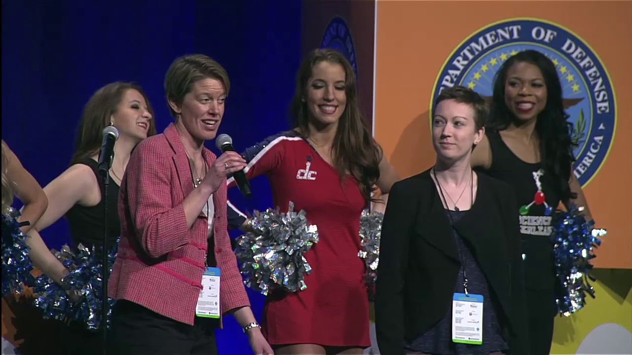 The Science Cheerleaders at the 4th USA Science and Engineering ...