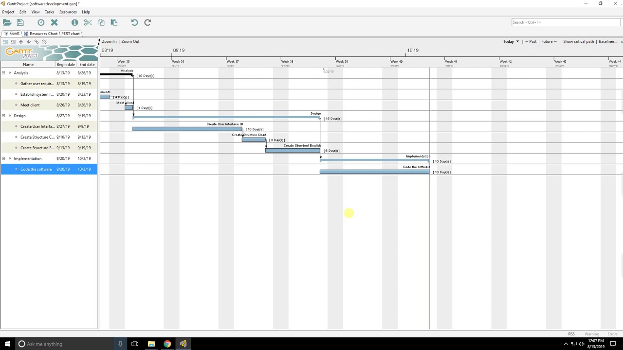 03 Create more tasks with sub tasks and recourses - YouTube