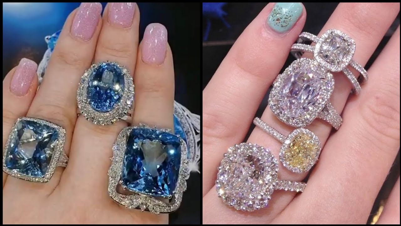 Latest Diamonds Rings Designs Different Styles With Real Stone Fitting ...
