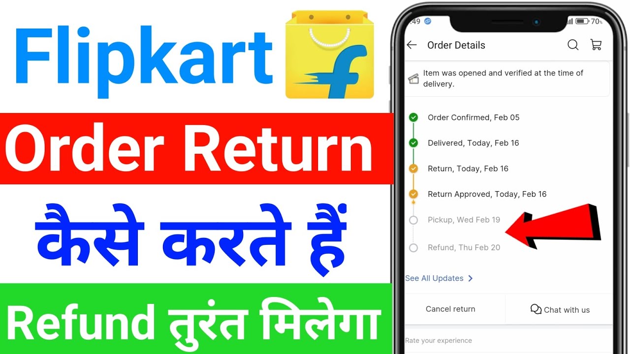 Flipkart Pe Order Return Kaise Kare | Flipkart Refund or Return Kaise Kare | Flipkart Return ...