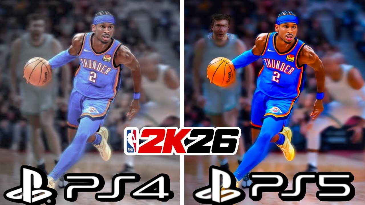 NBA 2K26 PS4 vs PS5 Graphics Comparison - YouTube