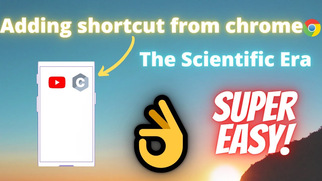 Adding shortcut in mobile from chrome. #shorts - YouTube