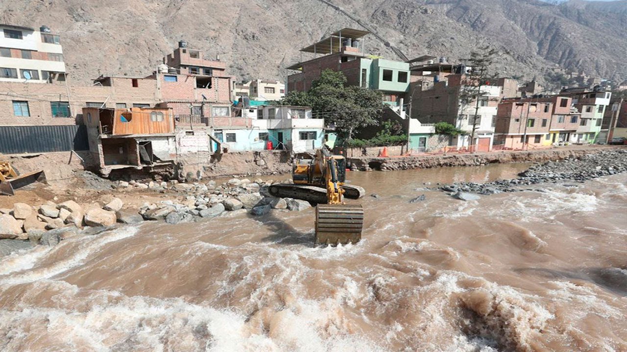 Lima en alerta ante subida del caudal del río Rímac - YouTube