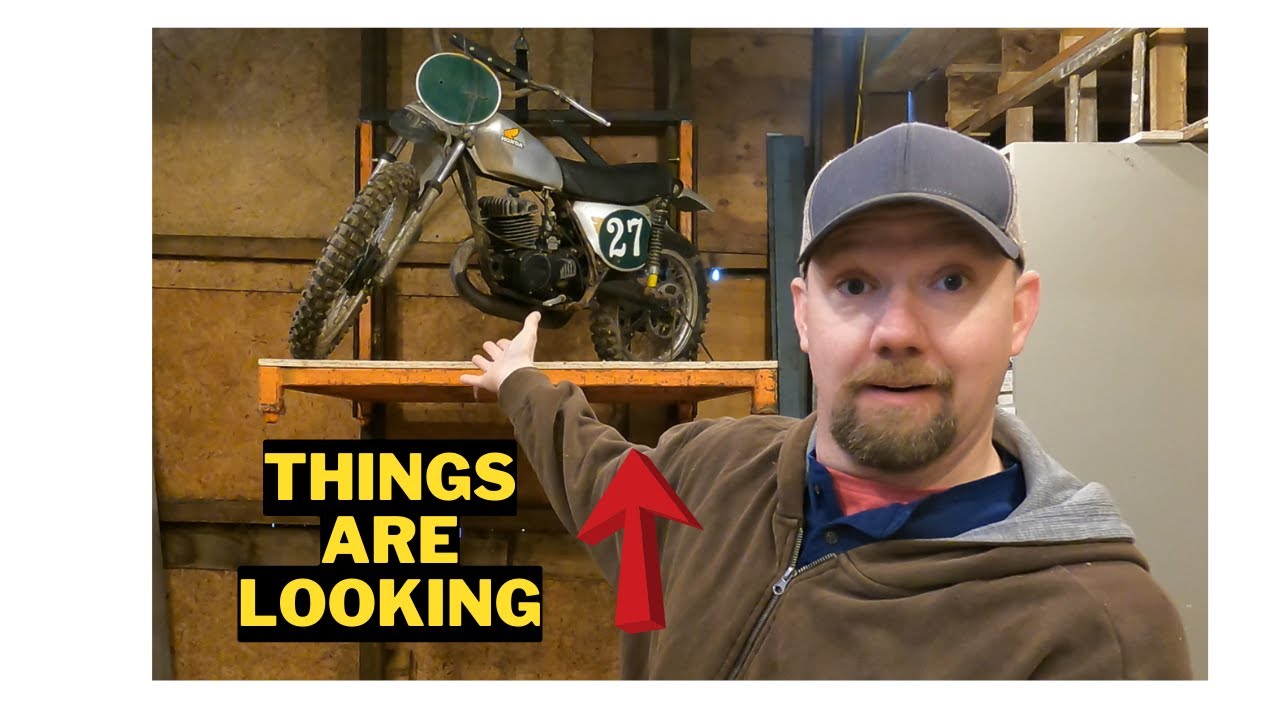 DIY home made electric garage or barn elevator lift - YouTube