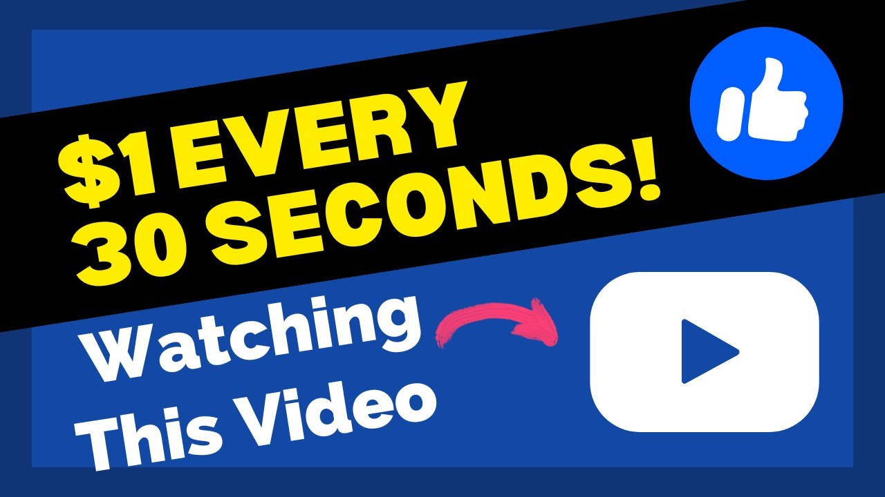 Get Paid $1 for 30 Seconds of Watching This Video! - YouTube