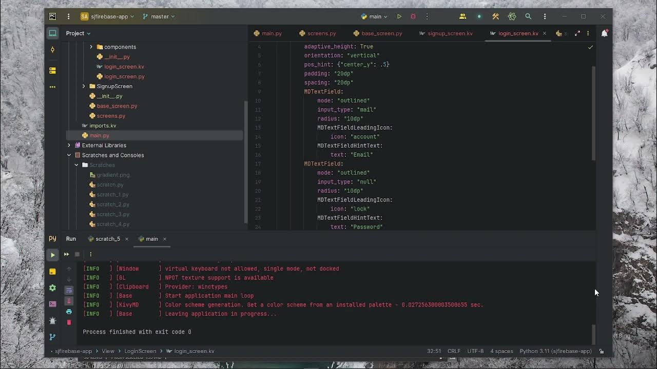 Get Ready To Connect Kivy App to Firebase console - YouTube