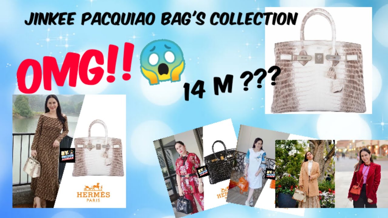Nakakalula!! Jinkee Pacquiao bag's collection - YouTube