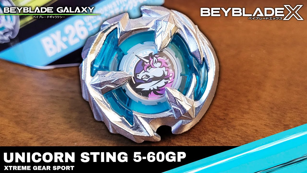 Análise BX-26 UNICORN STING 5-60GP - Beyblade X - YouTube