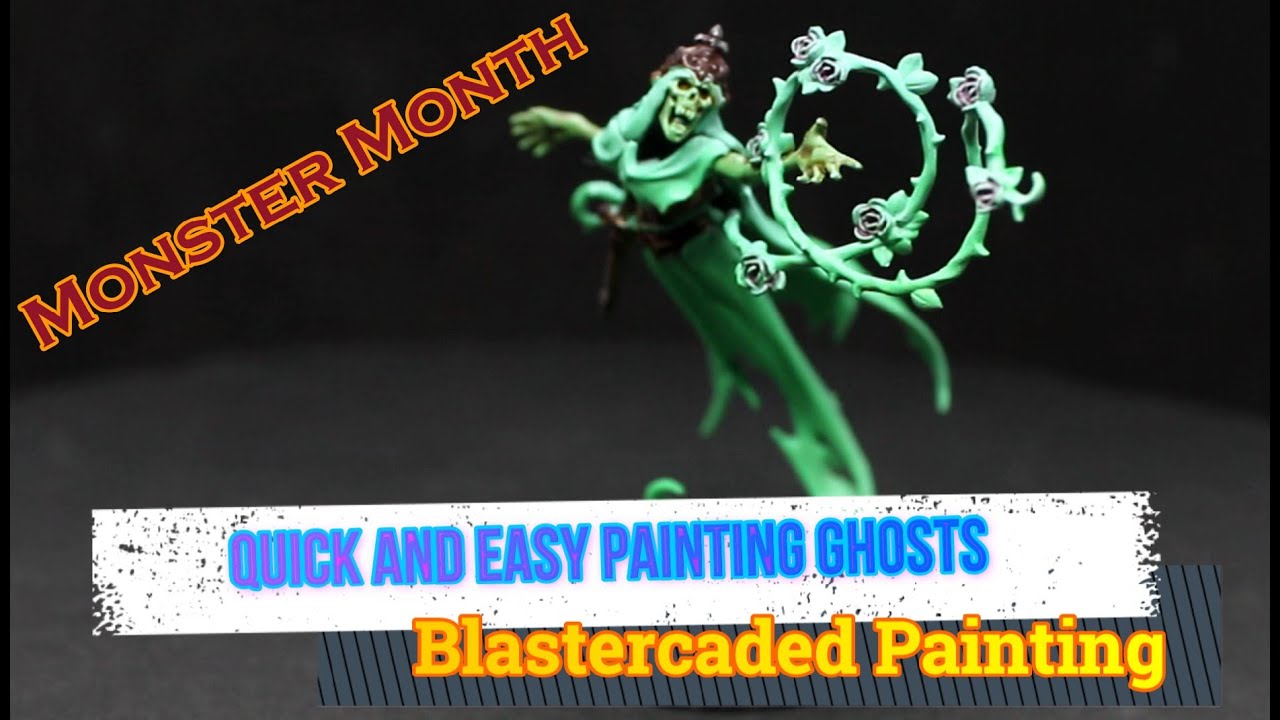 Painting Quick and Easy Ghosts - YouTube