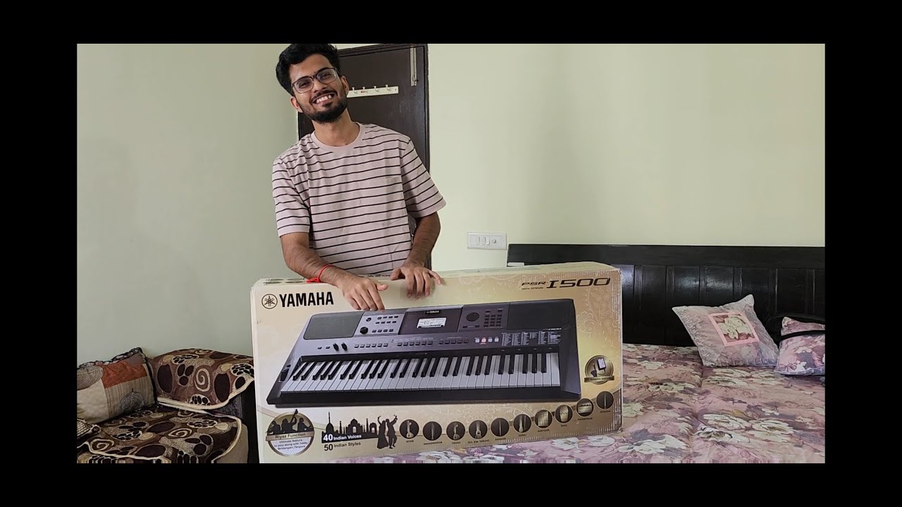 Unboxing Yamaha PSR I-500 keyboard.... Honest reviews..... - YouTube