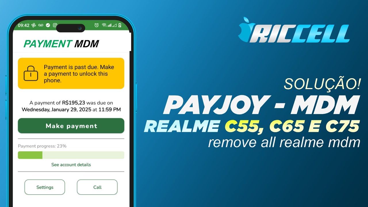 Remover Payjoy Realme C75 C65 C55 (Definitivo) - YouTube