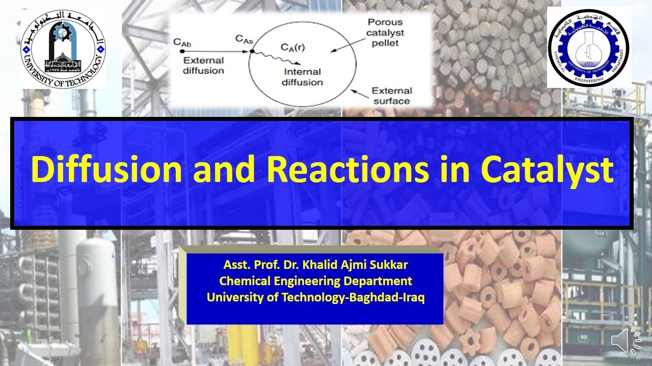 MSc. Catalysts Engineering Course/ Diffusion and Reactions in Catalysts ...