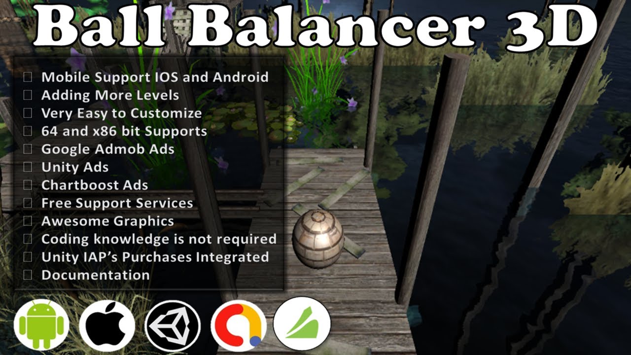 Ball Balancer 3D Complete Unity Project - YouTube