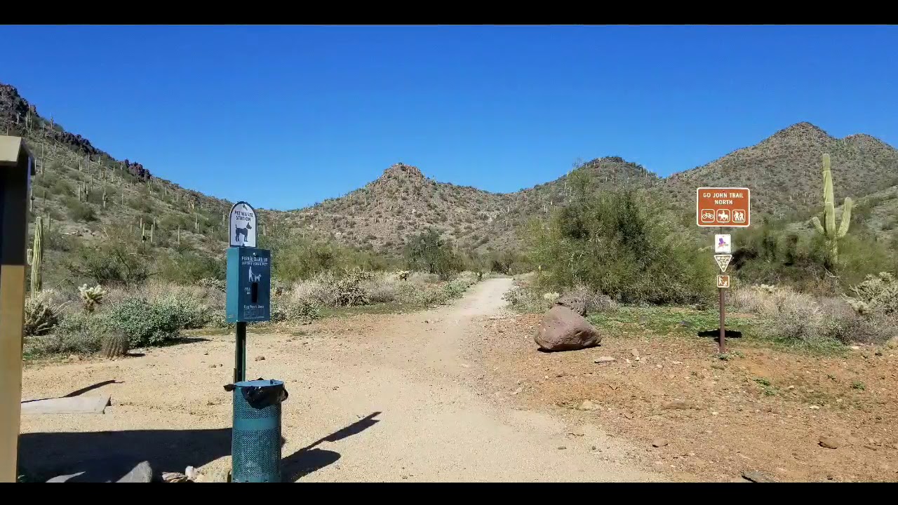 Hiking the Overton Trail in Cave Creek Regional Park - YouTube