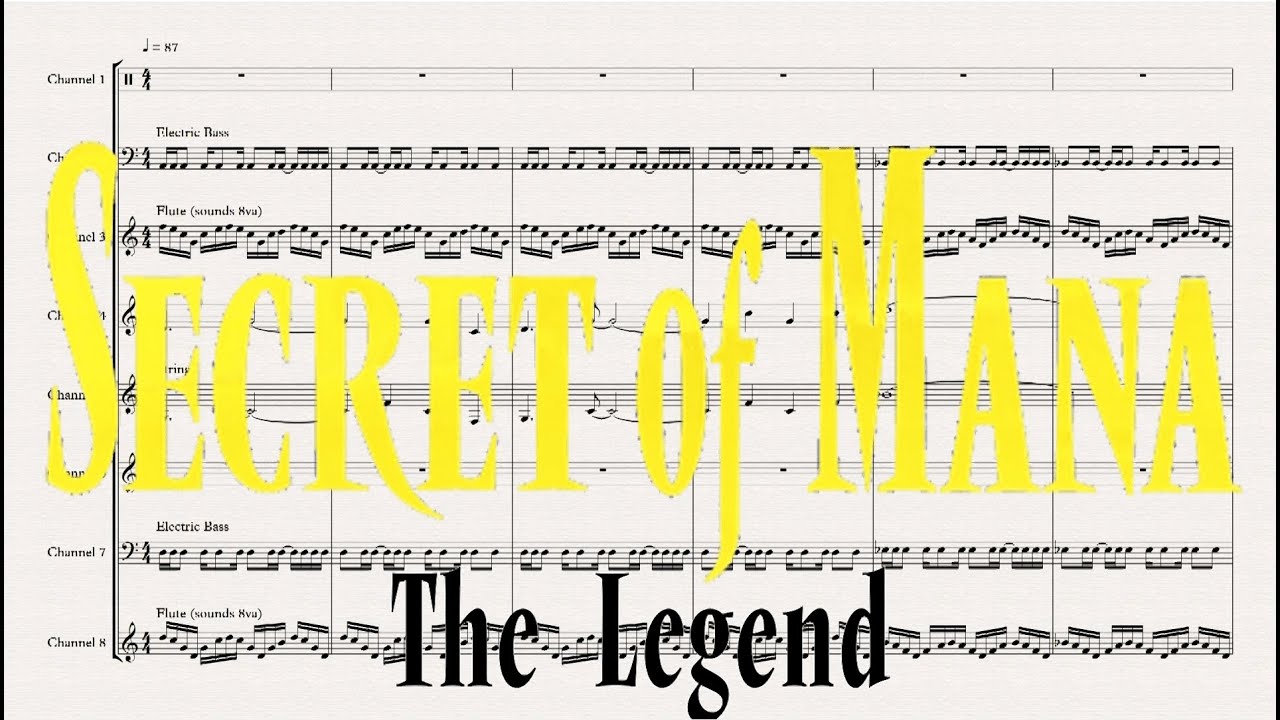 The Legend - Secret of Mana (SNES, 1993) OST - Transcription - YouTube