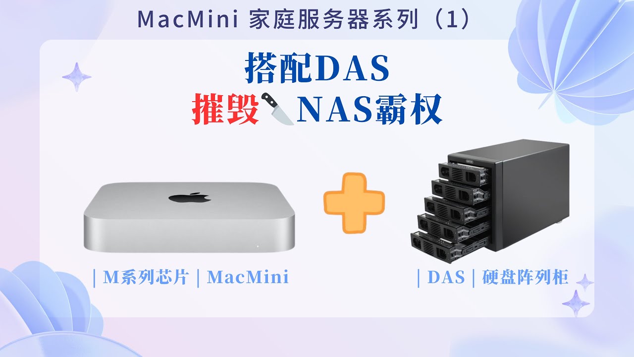 Mac mini 家庭服务器（一）｜搭配DAS颠覆NAS霸权 - YouTube