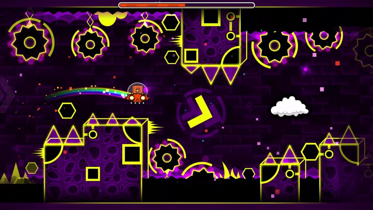 Geometry Dash (Easy-Medium Demon): Heart Beat by RyanAB - YouTube