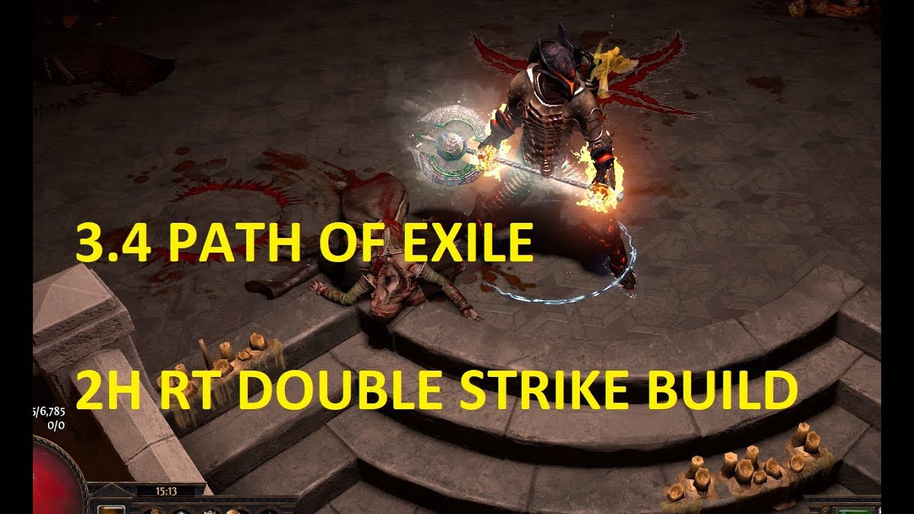 [3.5] Path of Exile | 2H RT Vaal Double Strike Slayer Build Guide - YouTube