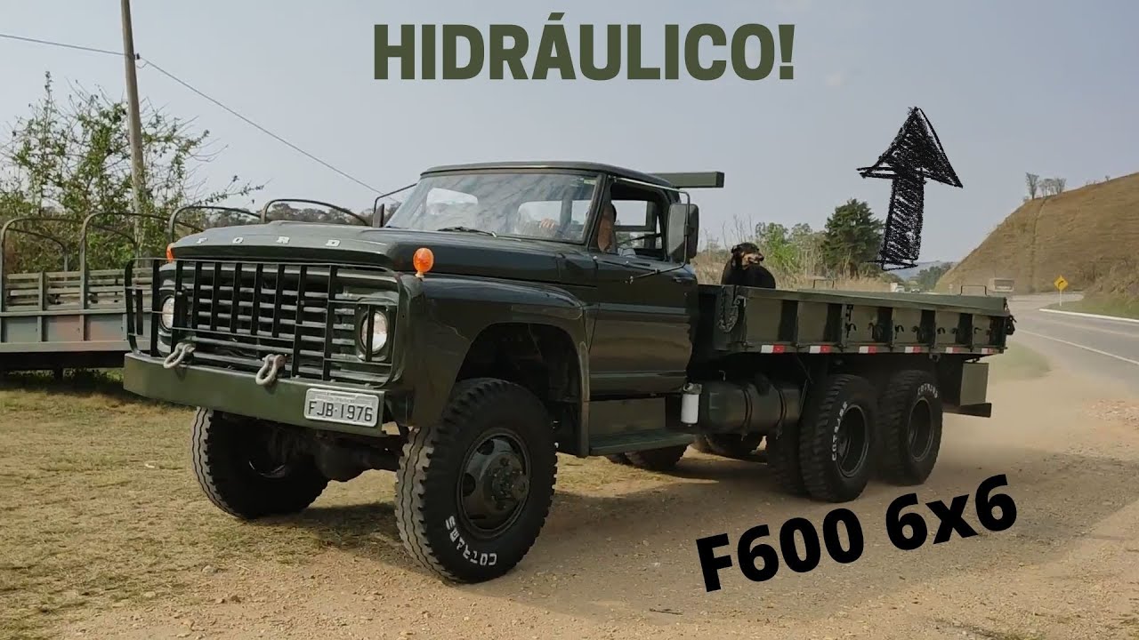 Ford F600 6x6 1976 Militar Engesa - VENDIDO - YouTube