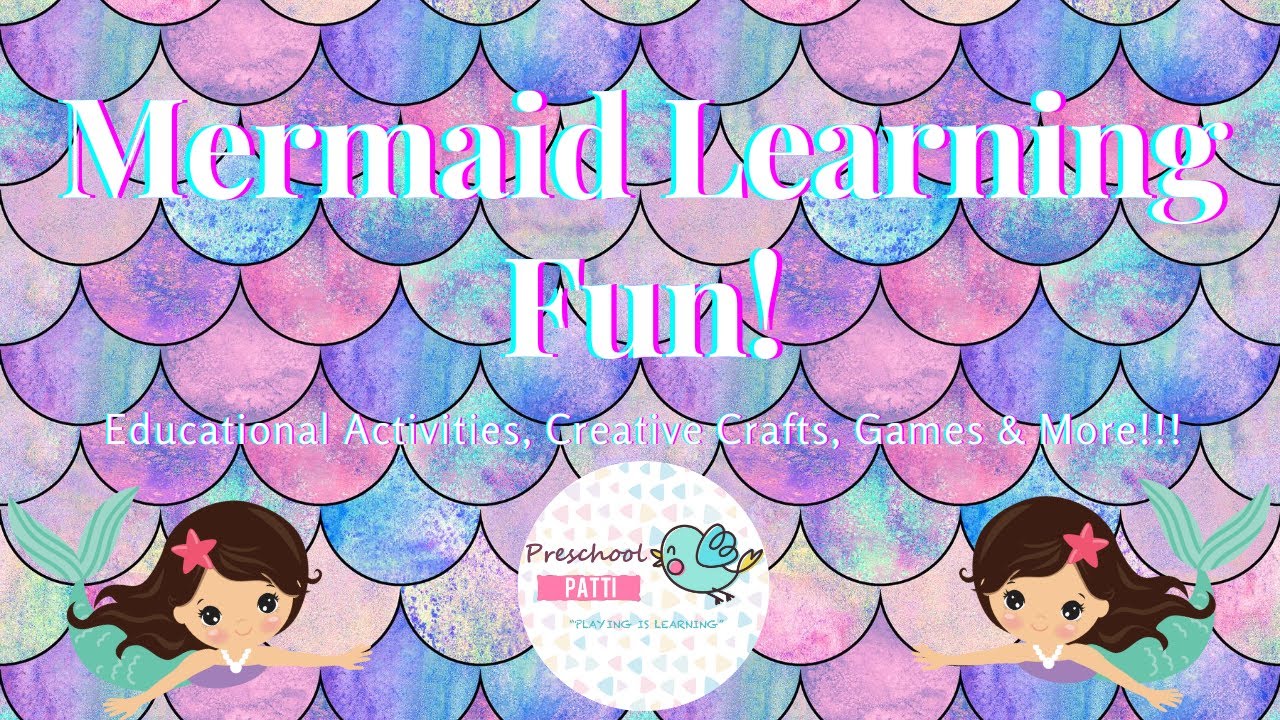 Mermaids For Kids | Learning fun | Educational Activities | Creative ...