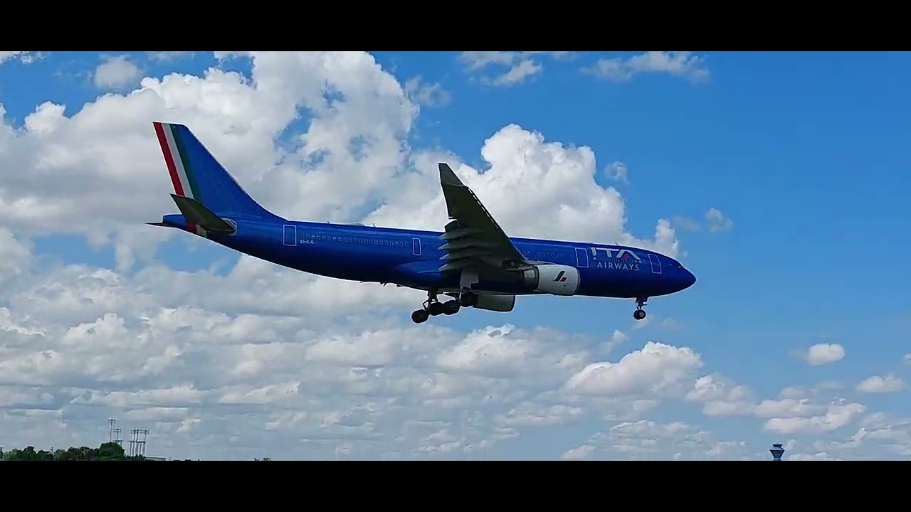 ITA AIRWAYS Reg. EI-EJL AIRBUS A330 202 FROM ROME FLIGHT AZ650 - YouTube