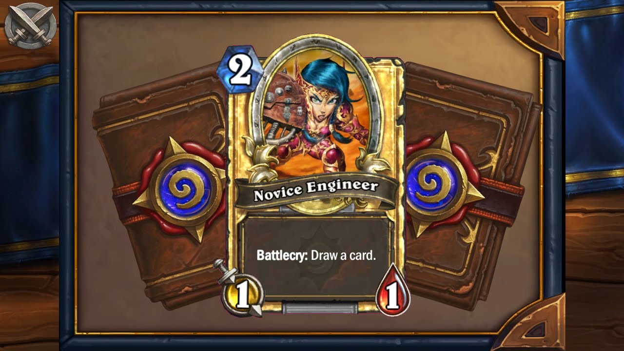 Hearthstone - Card Sounds | Classic - Novice Engineer - YouTube