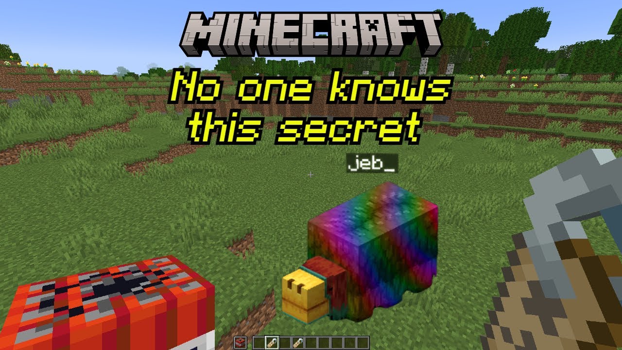 What if you give the Sniffer jeb_ NameTag - YouTube