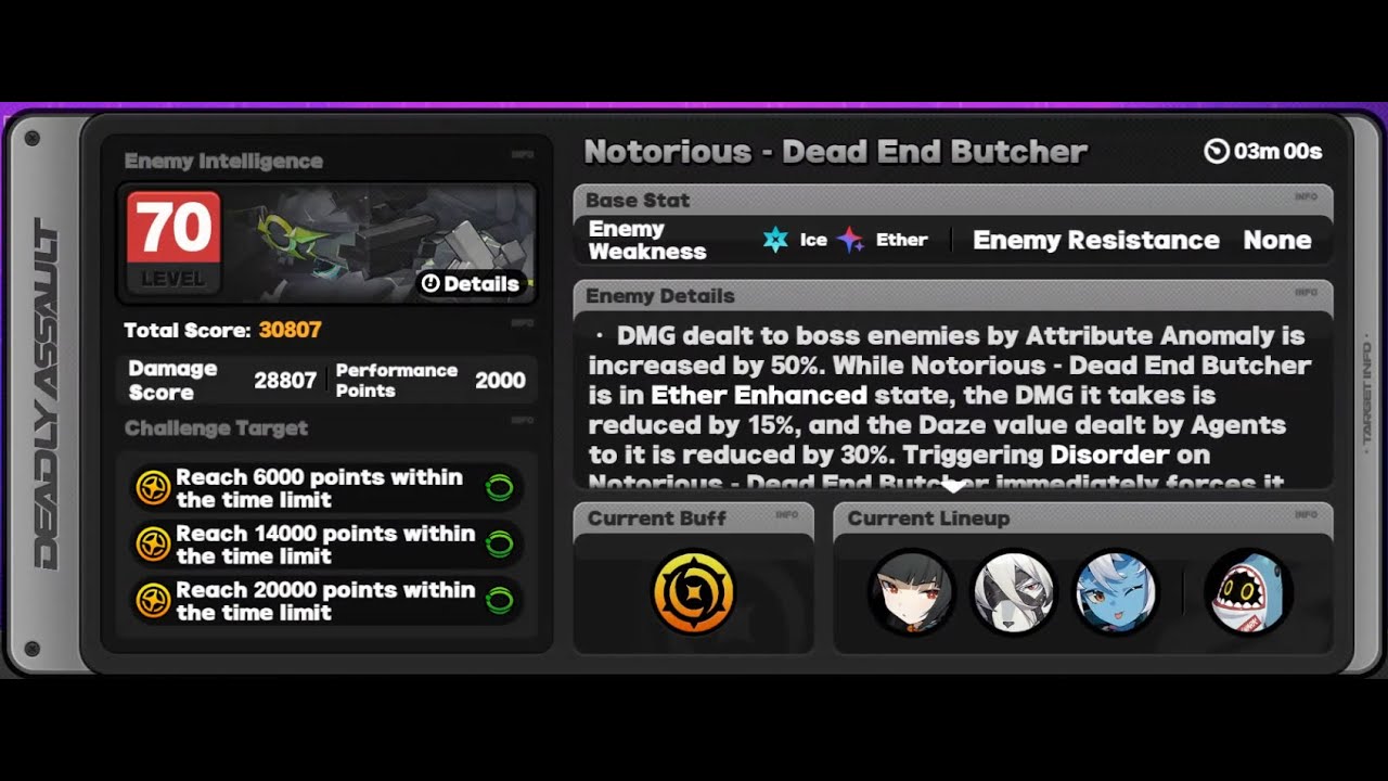 #zenlesszonezero #绝区零 #Deadly Assault | 危局强袭战 | 2.1 | Notorious - Dead ...