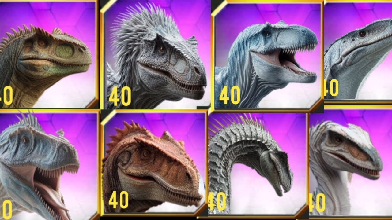 Top 10 Most Exotic New Jurassic World Dinosaurs Cards Dinosaurs Maxed ...