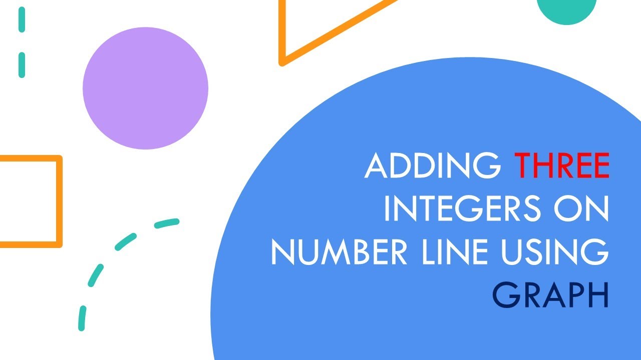 adding 3 INTEGERS on number line - YouTube