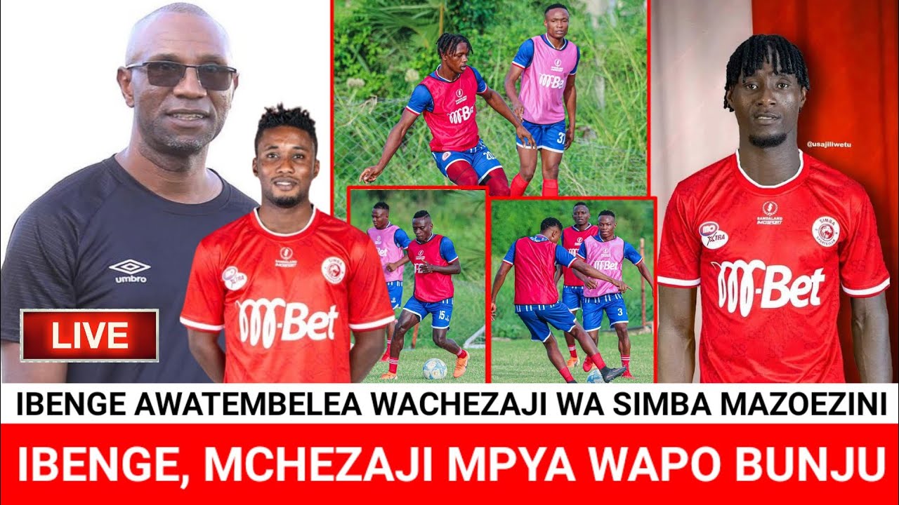 JIONI HII IBENGE NA MCHEZAJI MPYA WA SIMBA WAFIKA MAZOEZINI,KRAMO USO ...