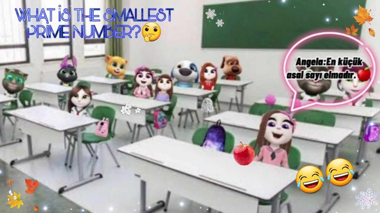 Angela 2-Angela in School Mathematics!😂🍎 📘/Angela Okulda Matematik ...