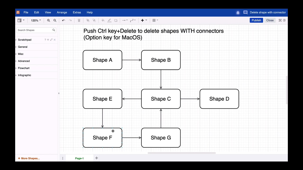 Shortcut Delete A Draw io Shape With Connectors In Atlassian Confluence YouTube Shortcut Delete A Draw io Shape With Connectors In Atlassian Confluence YouTube