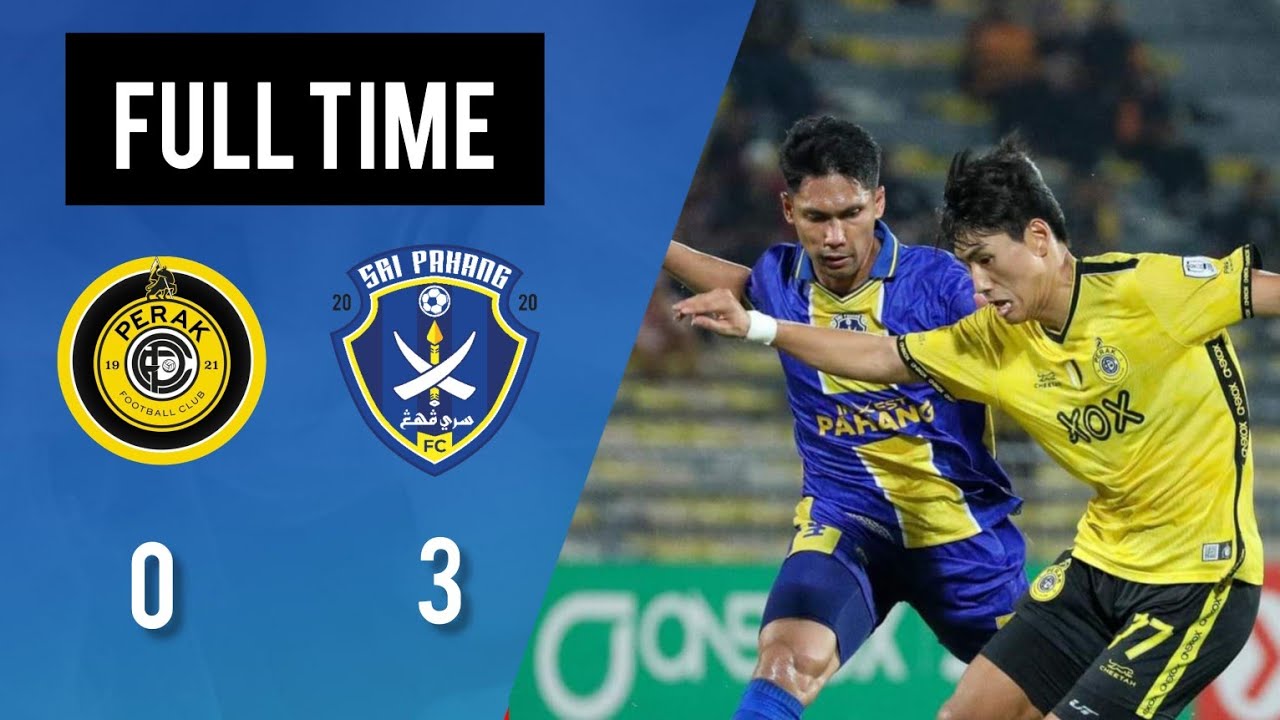 PERAK FC (0) vs (3) SRI PAHANG FC | PRE-MATCH | LIVE 9.00 MLM | LIGA ...