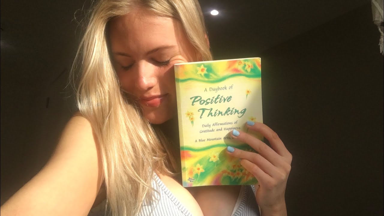 Asmr positive thinking reading - YouTube
