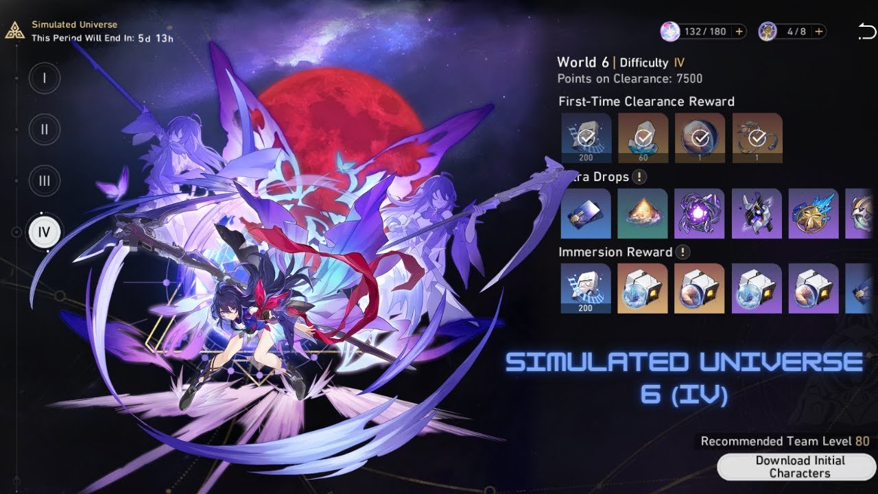 Honkai: Star Rail | Simulated Universe 6 (IV) | SSP (Seele Sutaarii ...