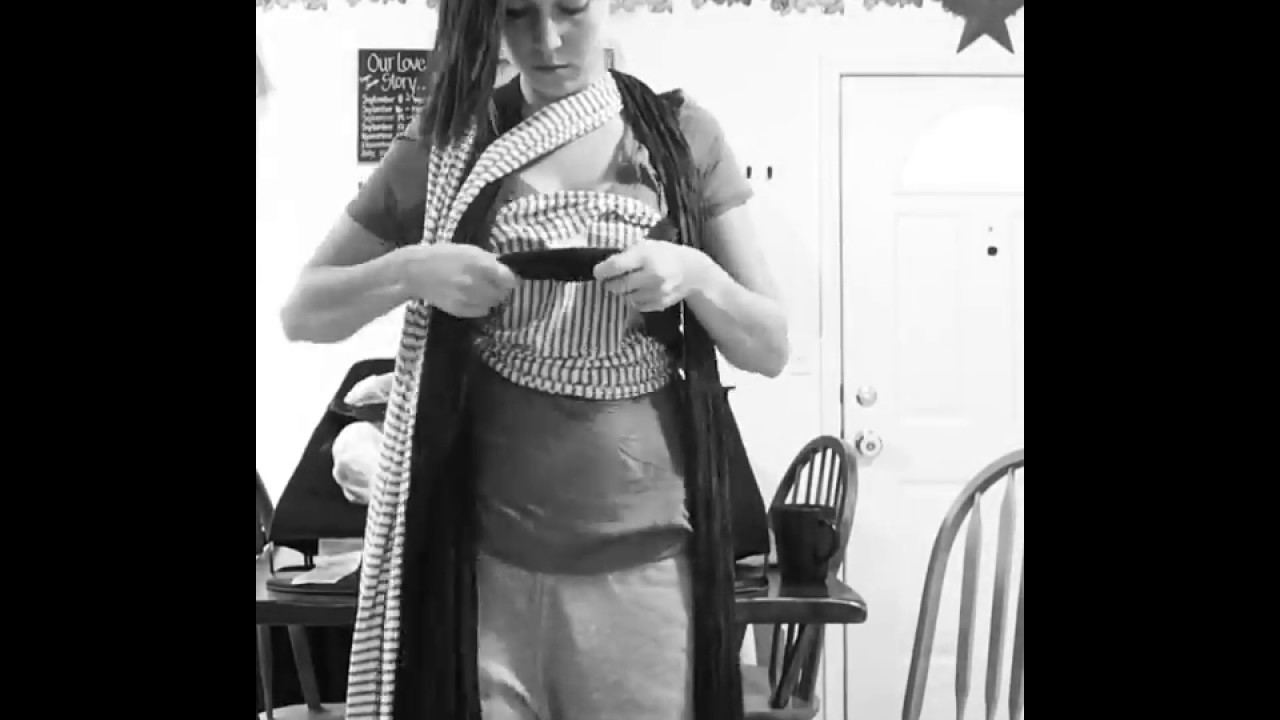 Tandem Carry Using Two Stretchy Wraps FWCC - YouTube