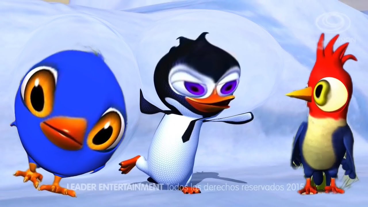 El Pollito Pio y Pajarito Bailando con Pinguino en La Nieve con ...