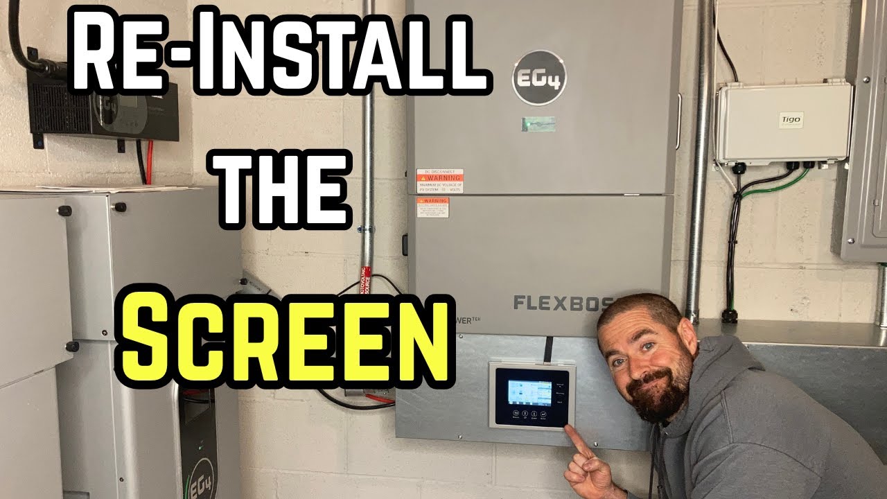 Reinstalling the EG4 FlexBoss21 & GridBoss MID External LCD Screen ...
