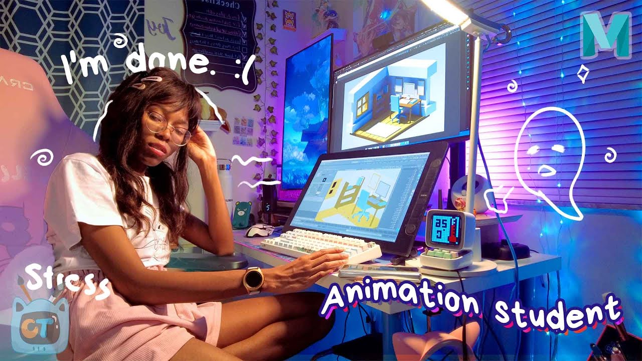 I QUIT 😤😮‍💨 Animation School to Self Study 🎨 Teaching myself the basics ...