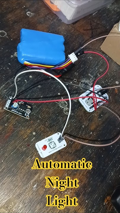 Smart Night Light Using LDR | Auto Turns ON in Dark 💡| DIY Automatic Night Lamp with LDR - YouTube