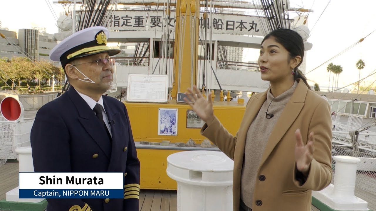 Nippon Maru, a symbol of the port town of Yokohama - Channel JAPAN #36/ ...
