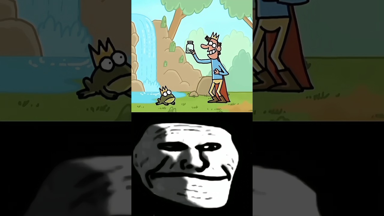 Ghost face troll meme #trollface #troling #cartoon #lamput #funnyshorts ...