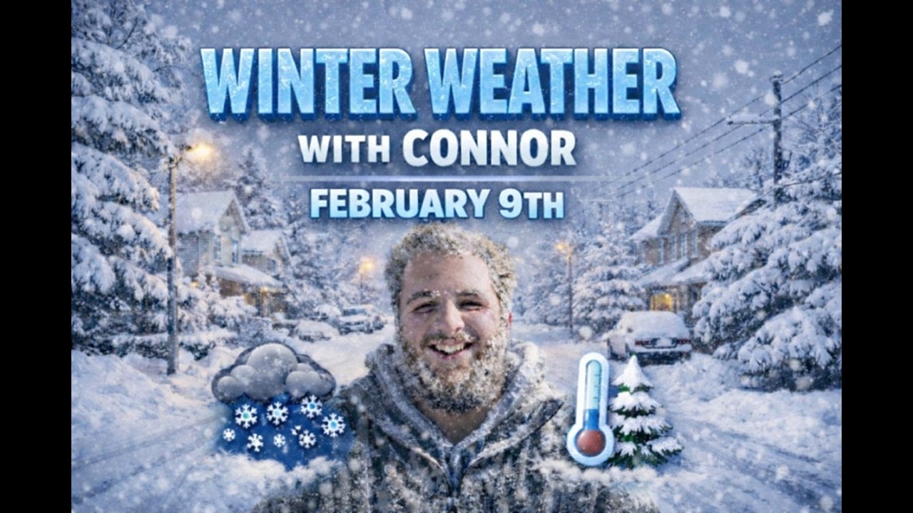 Winter Weather with Connor - February 9th, 2026 - YouTube